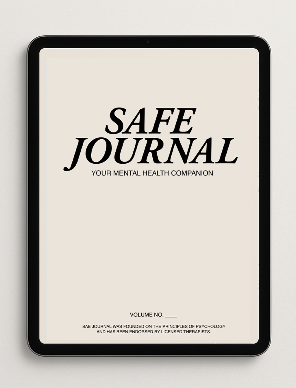 Safe Journal Digital - Private Journal